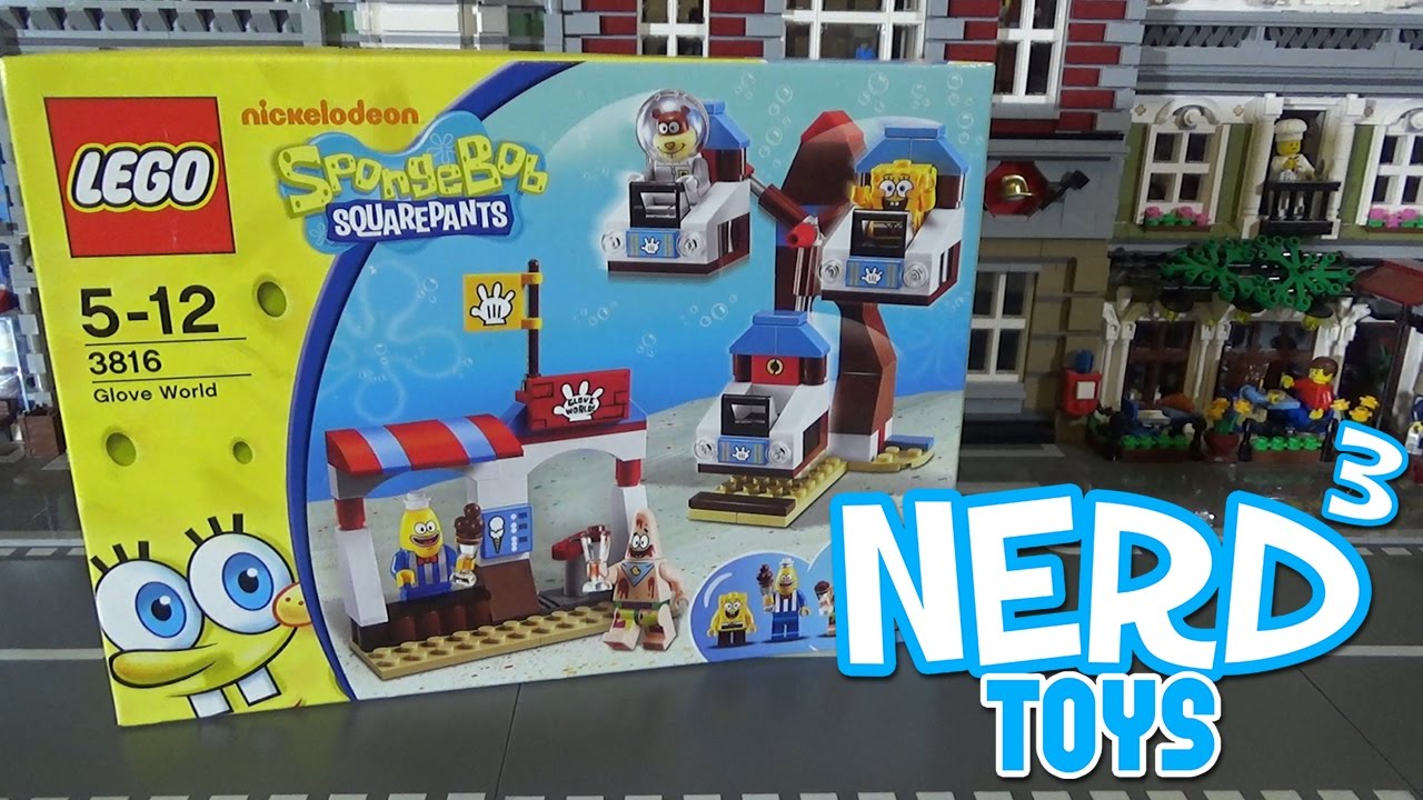 Nerd³'s Lego Tuesdays - Spongebob's Glove World - 3816 - YouTube