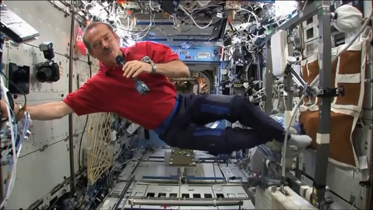 ISS flotation cables are uncomfortable to wear - YouTube