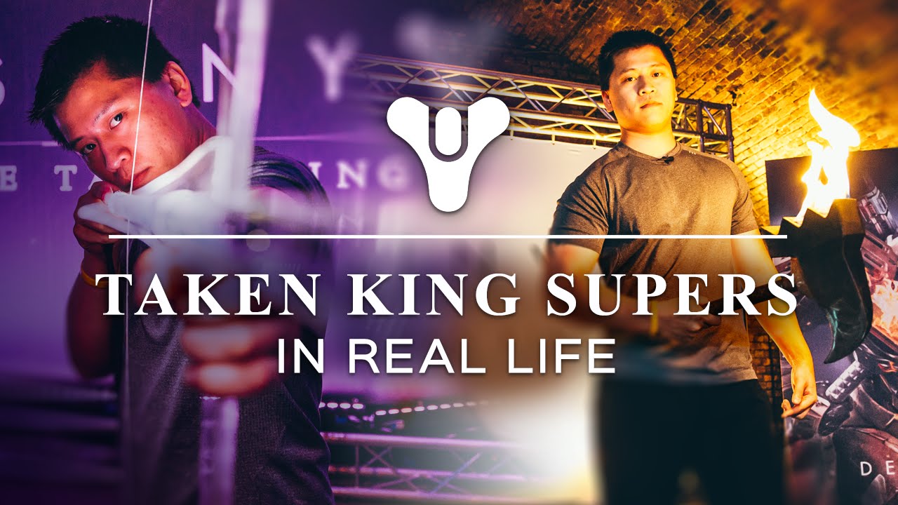 Destiny Taken King Supers In Real Life - YouTube