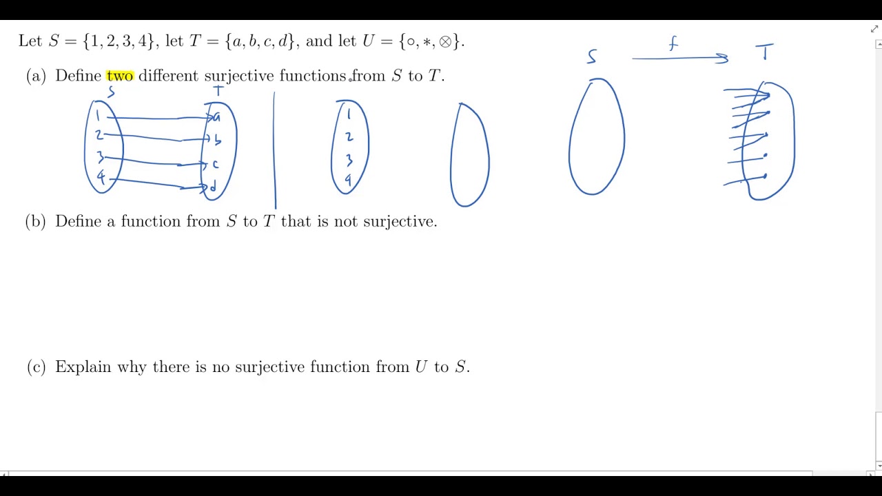 Building Surjective Functions - YouTube