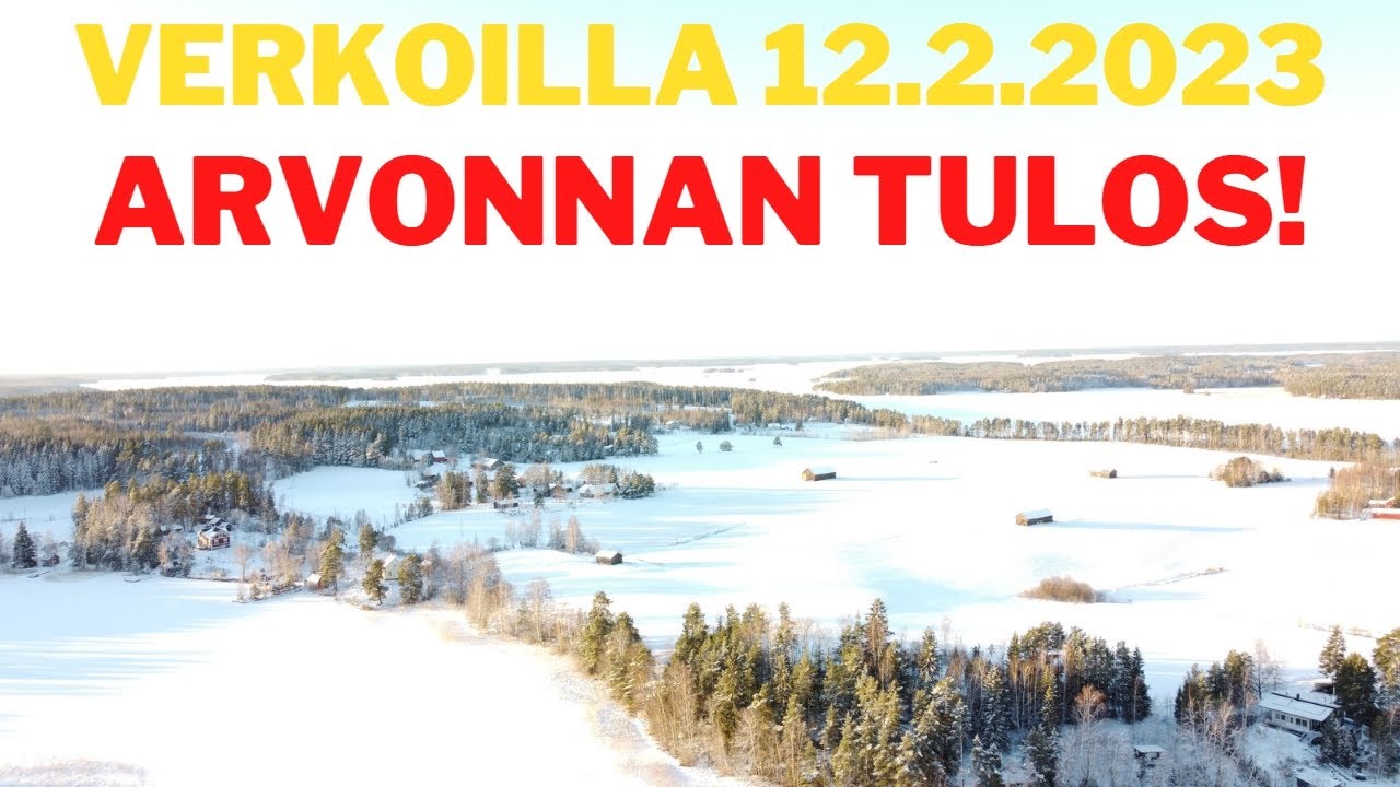 Talviverkoilla 12.2.2023 ARVONNAN TULOS! (Ice fishing in Finland) - YouTube