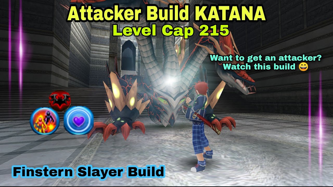 Toram Online - Attacker Katana Build (Burst Damage) Level Cap 215 - YouTube