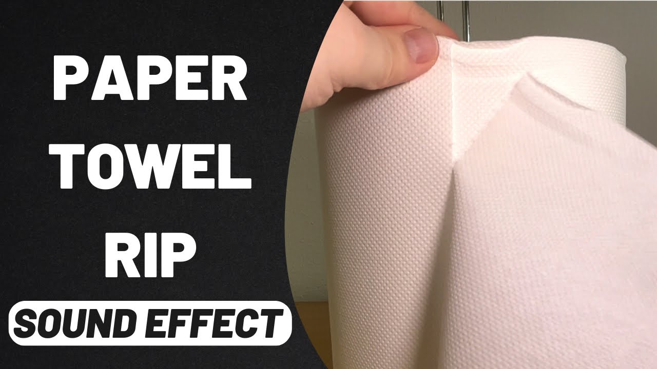 Paper Towel Rip Sound Effect Stereo High Quality 96kHz - YouTube