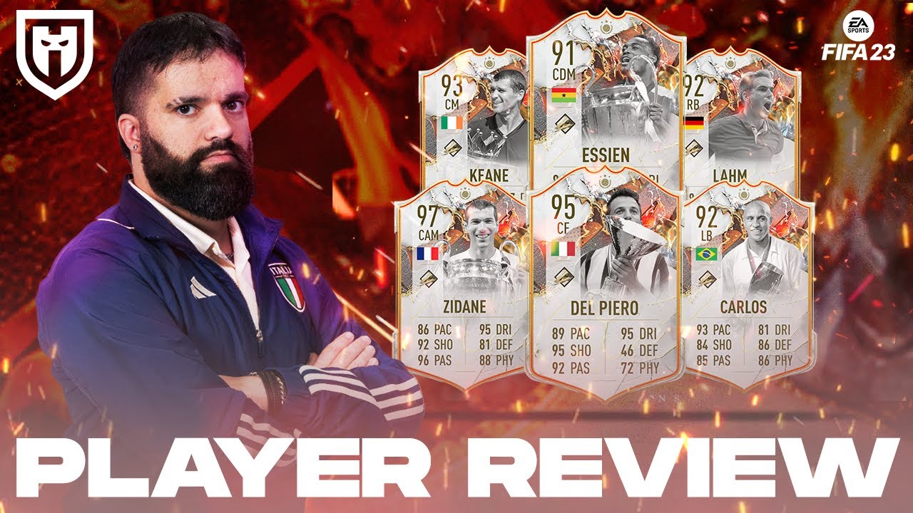 DEL PIERO 95, ZIDANE 97, CARLOS 92, ESSIEN 91, KEANE 93 E LAHM 92 ...