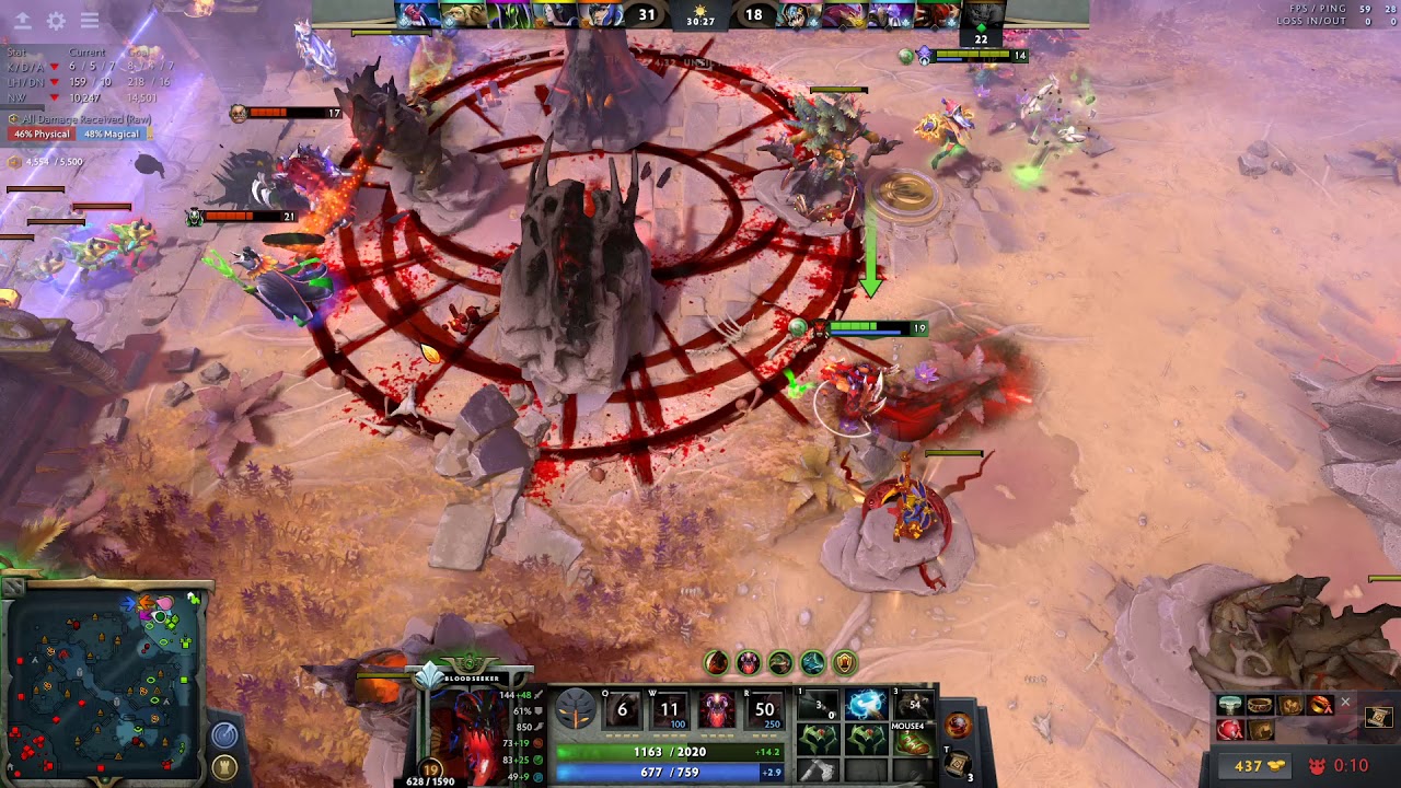 Dota 2 Clips - High Speed Mouse Accuracy Issues - YouTube