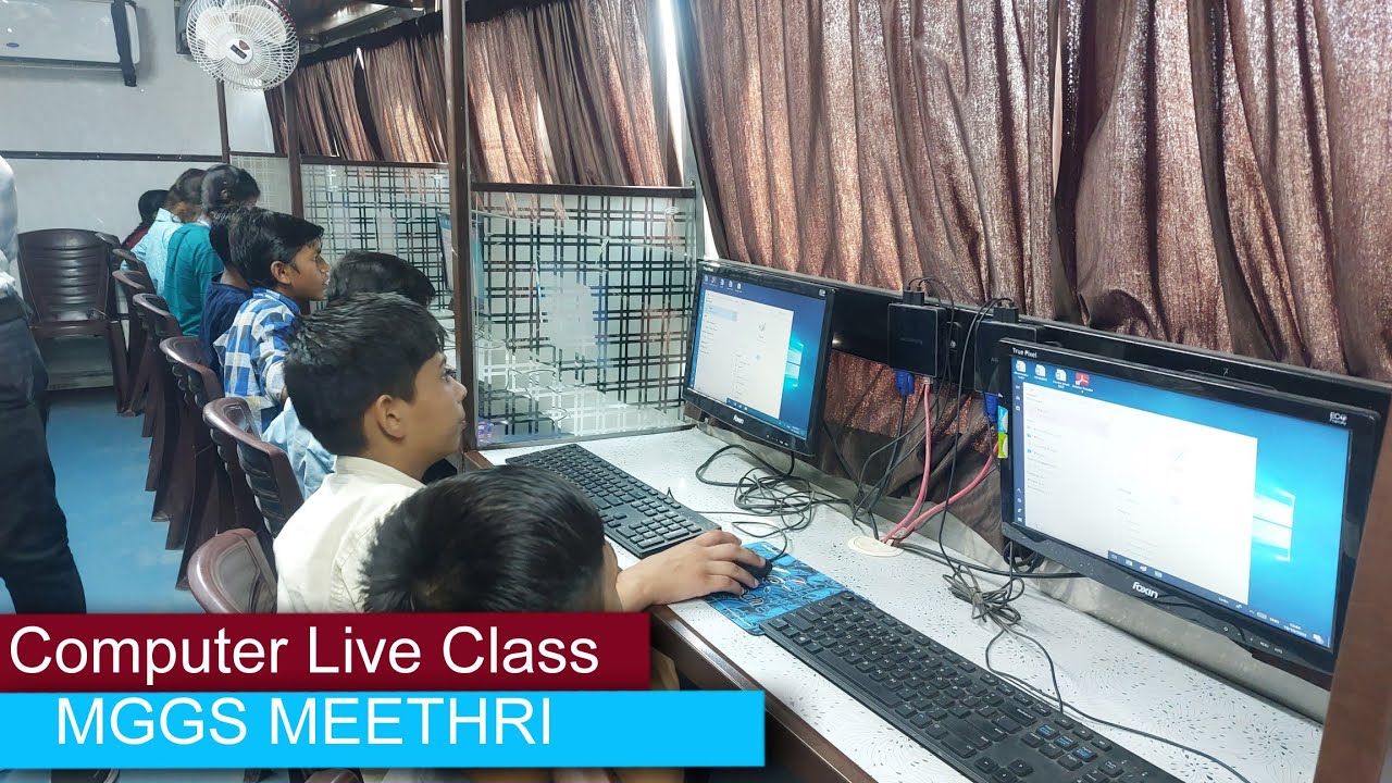 MGGS SCHOOL is live || computer Class || - YouTube