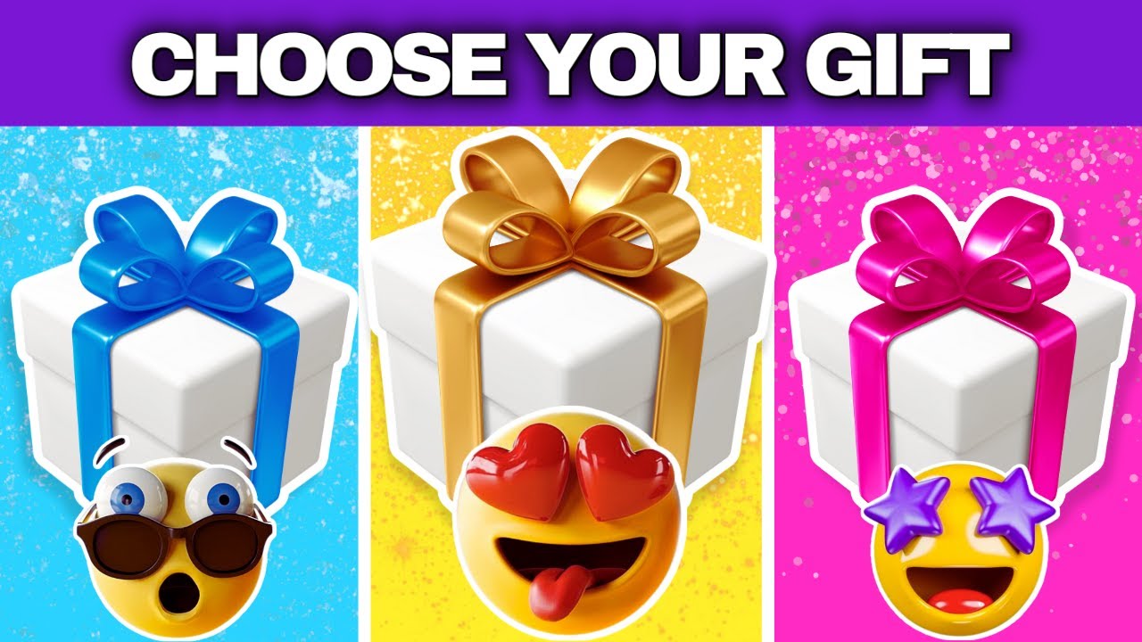 escolha seu presente parte 2 - choose your gift - quiz 🎁 - YouTube