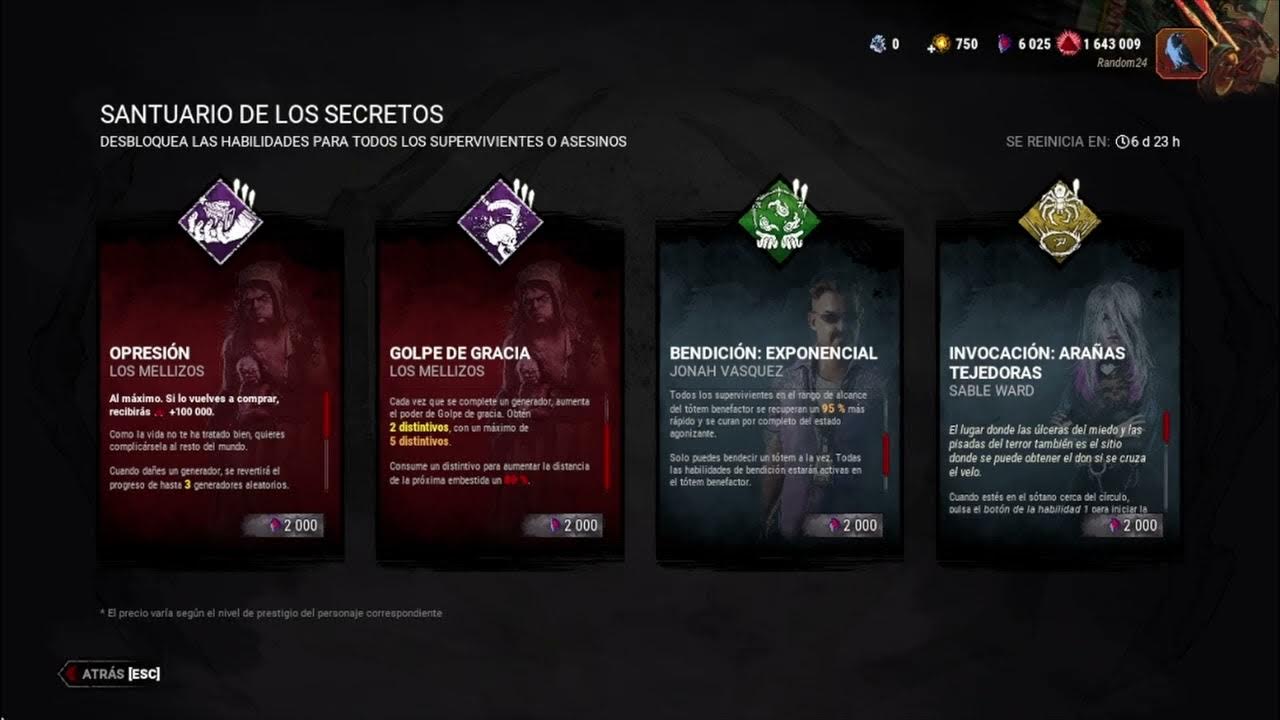 Santuario de los secretos (24/12/2024) ¿Qué deberías comprar? - Dead by ...