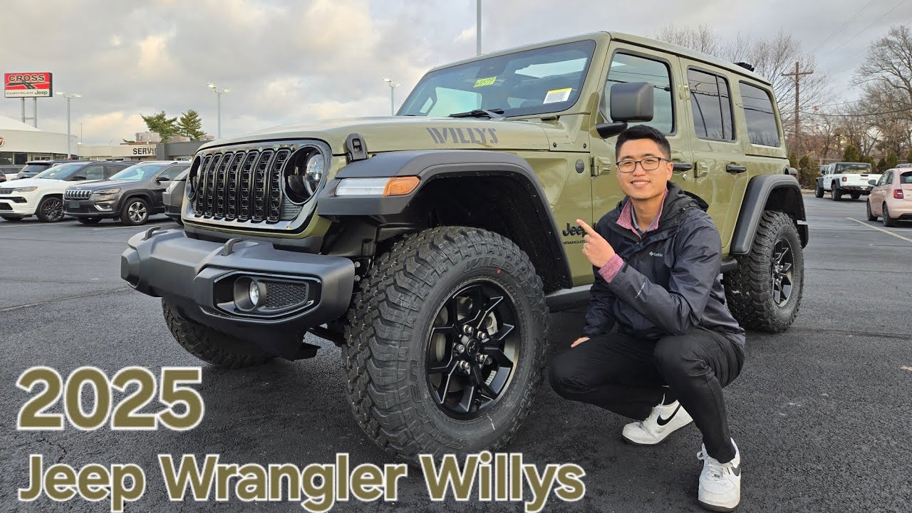 FIRST LOOK: 2025 Jeep Wrangler Willys in NEW '41 Paint Color. Now ONLY ...