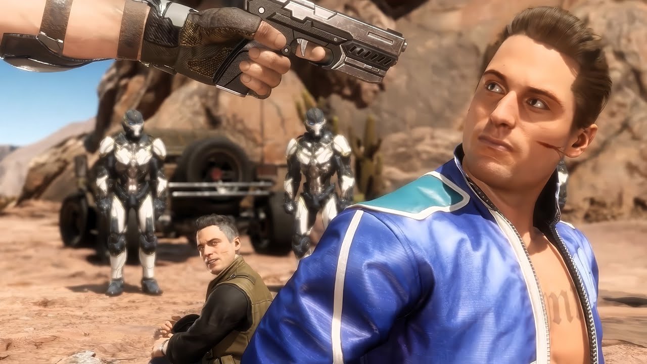MK11 - Johnny Cage tries to save Sonya Blade - Game Scene 4K - MORTAL ...