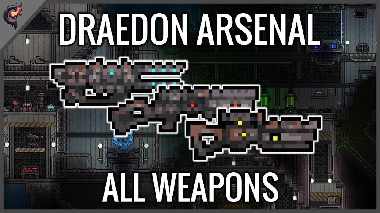 All Draedon Arsenal Weapons - Terraria Calamity Mod - YouTube
