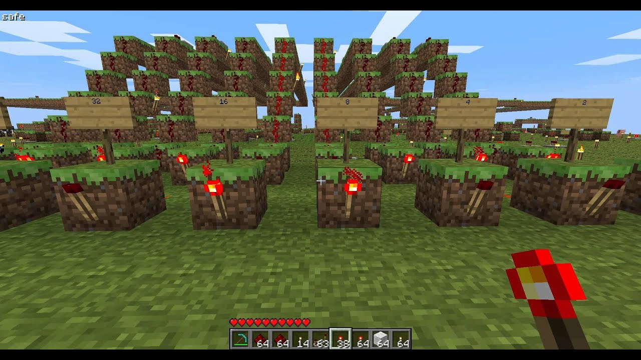 8-Bit Adder-Subtractor in Minecraft - YouTube