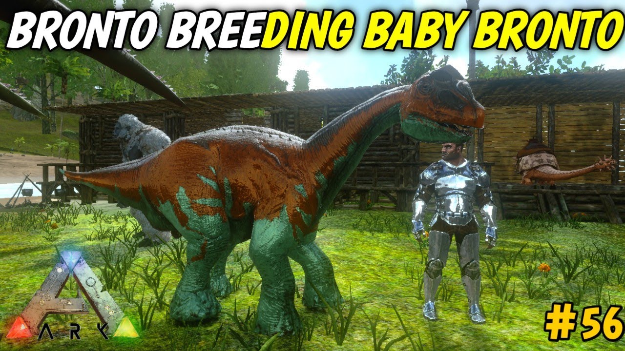 ARK SURVIVAL EVOLVED MOBILE:- BREEDING HIGH LEVEL BRONTO WITH UNLIMITED ...