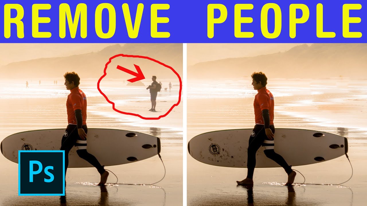 Learn How to REMOVE PEOPLE in Photoshop CC, CS6 | Photoshop Tutorials ...