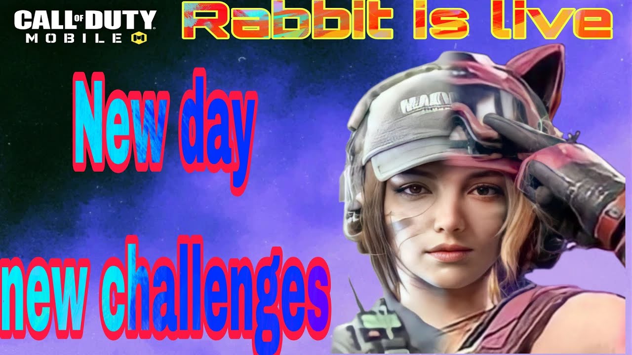 NEW DAY NEW CHALLENGES! COD MOBILE LIVE WITH RABBIT! CODM LIVE - YouTube