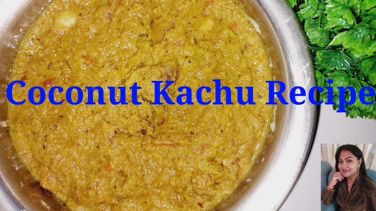 Coconut Taro | Coconut Kachu Recipe | Nariyal Kachu Recipe In Bengali ...