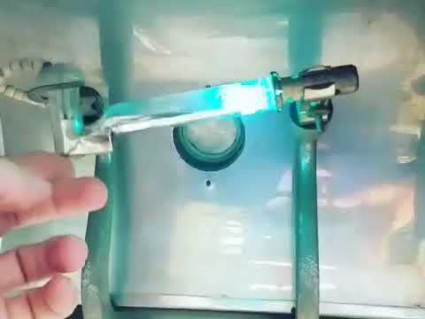 Burdick UV lamp patented by Peter Cooper Hewitt - YouTube