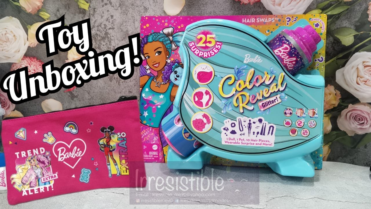 Barbie Color Reveal Glitter! | Unboxing 🎁 - YouTube