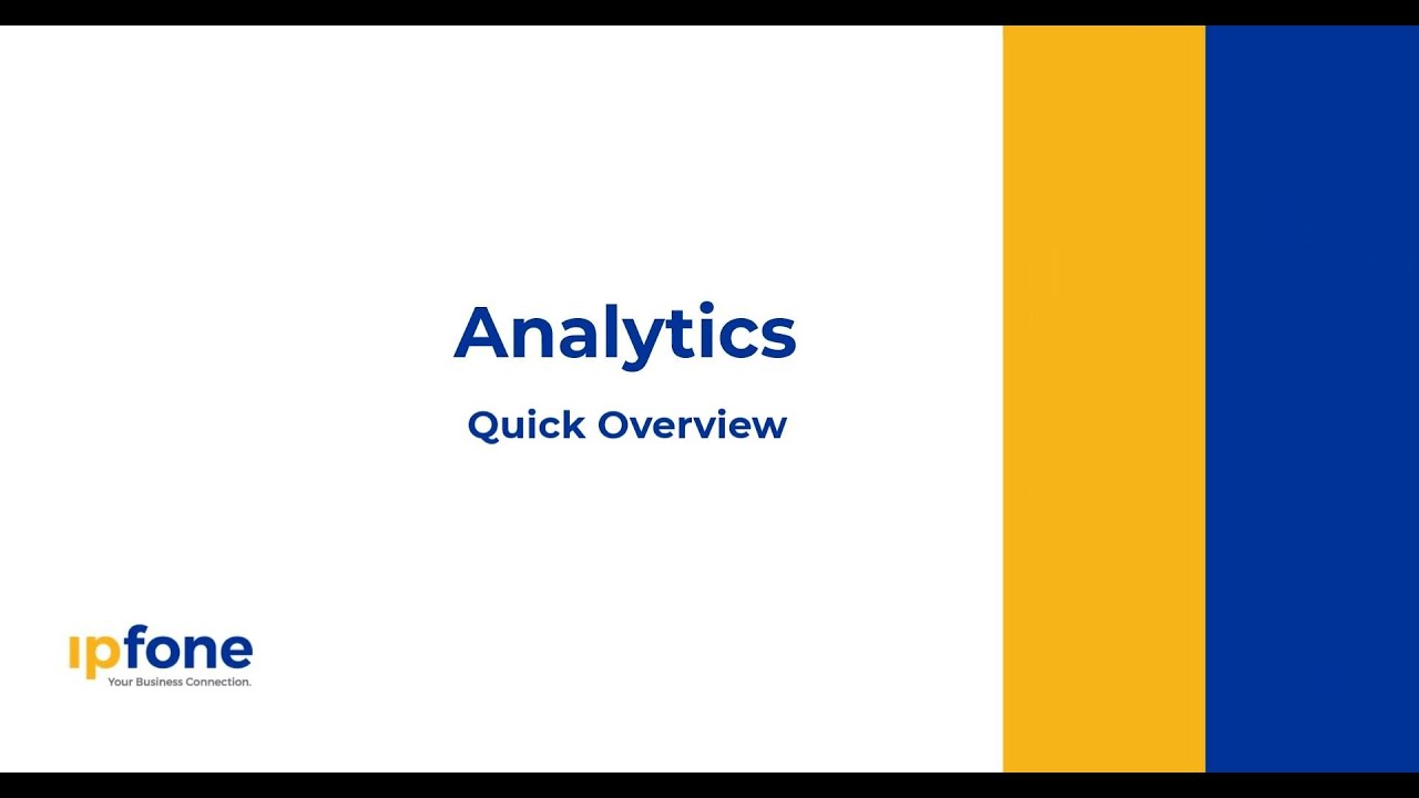IPFone Analytics - Product Demo - YouTube