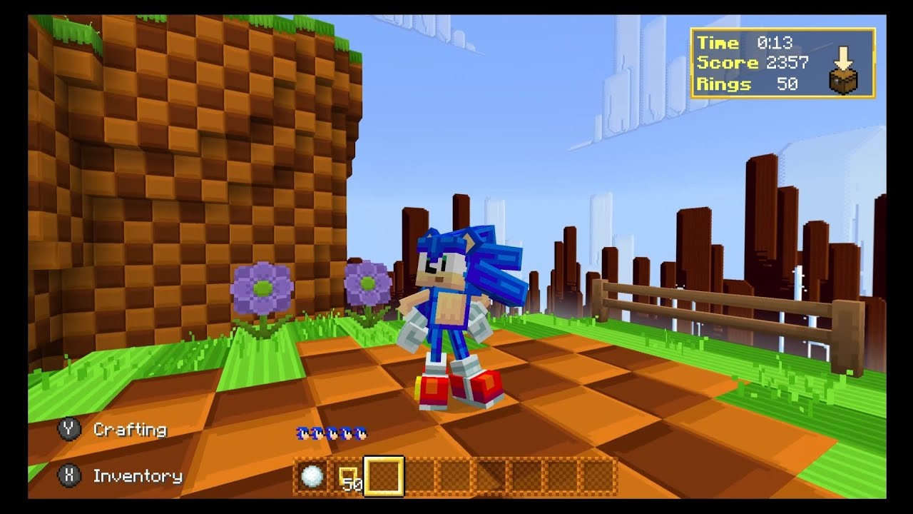 Sonic in Minecraft Bedrock Edition | Nintendo Switch - YouTube