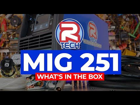 R-Tech Digital MIG 251 Welder - What's in the Box? - YouTube