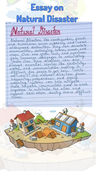 Essay on Natural Disaster/ Write 150 words essay on natural disaster ...