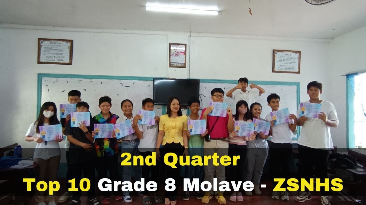 2nd Quarter Top 10 Grade 8 Molave ZSNHS - YouTube