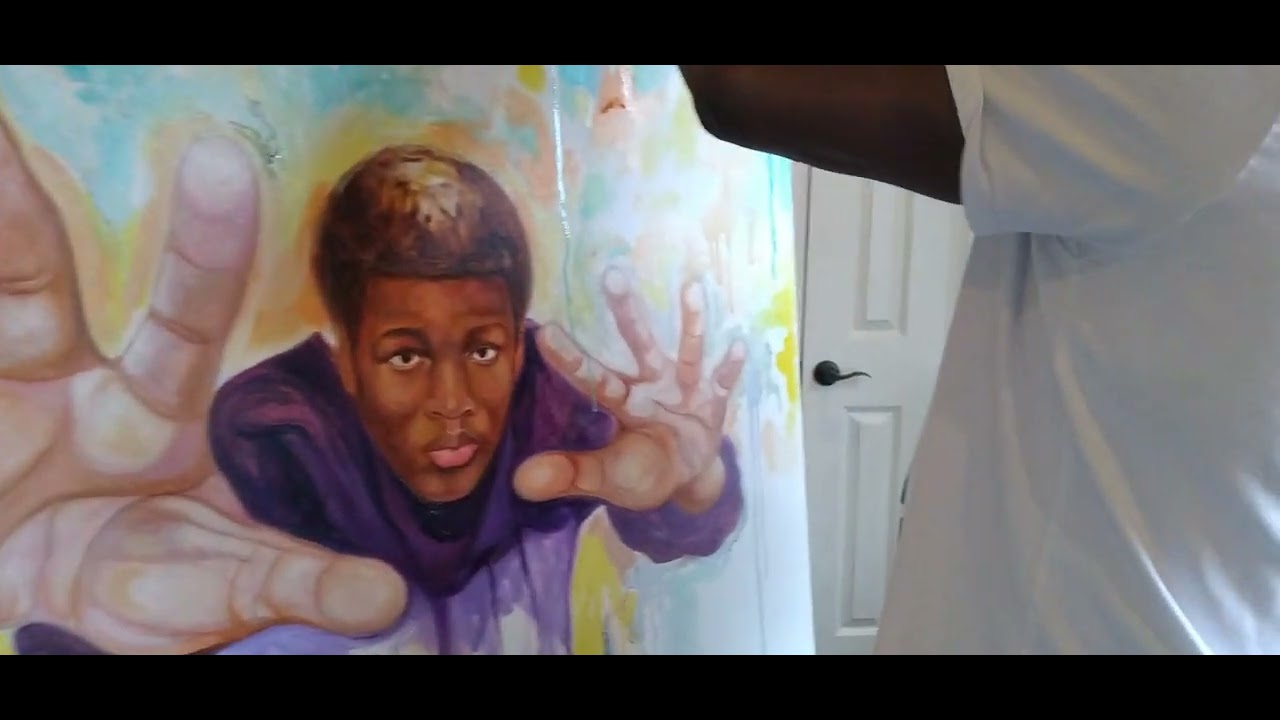 walking on a another masterpiece with artists Emery Franklin - YouTube
