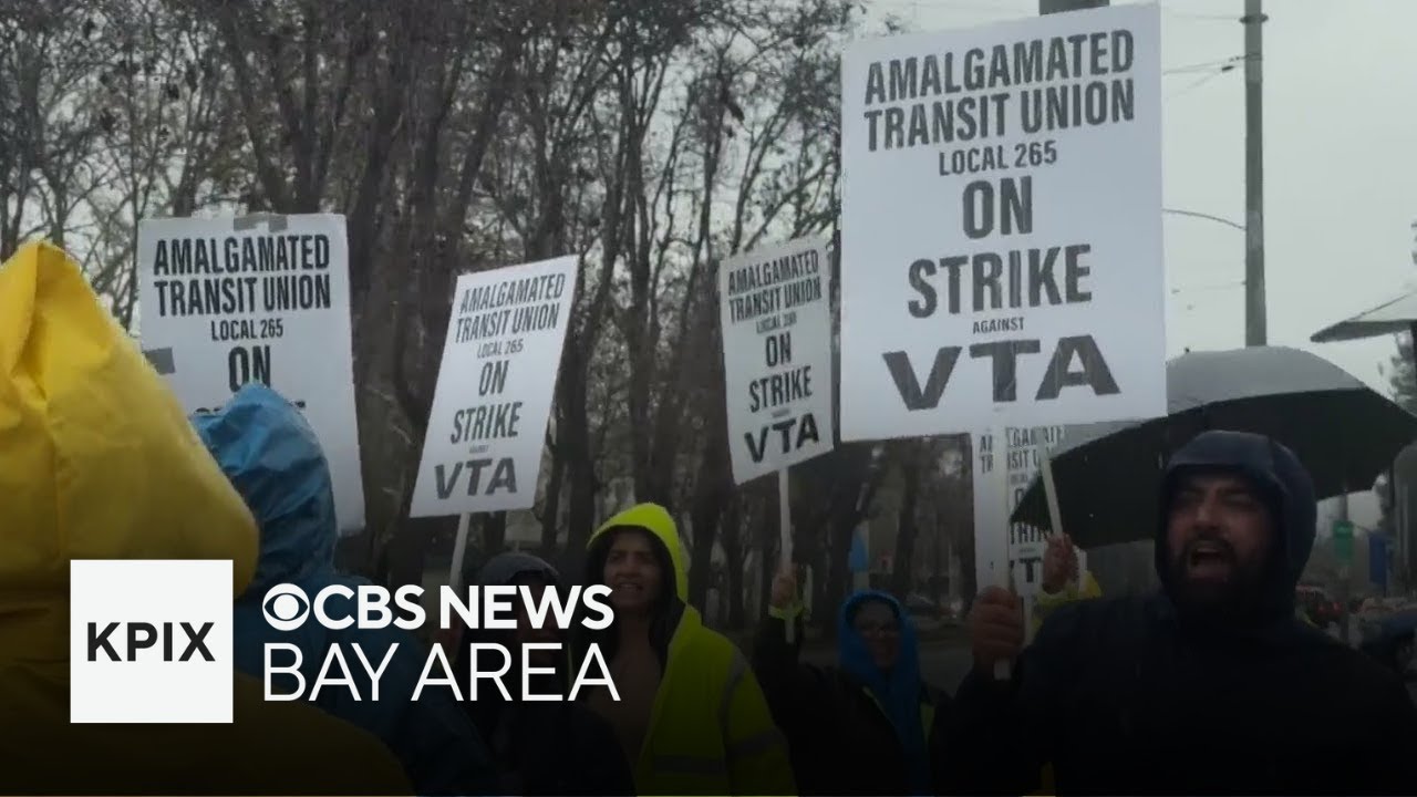 Santa Clara VTA strike to enter second week - YouTube