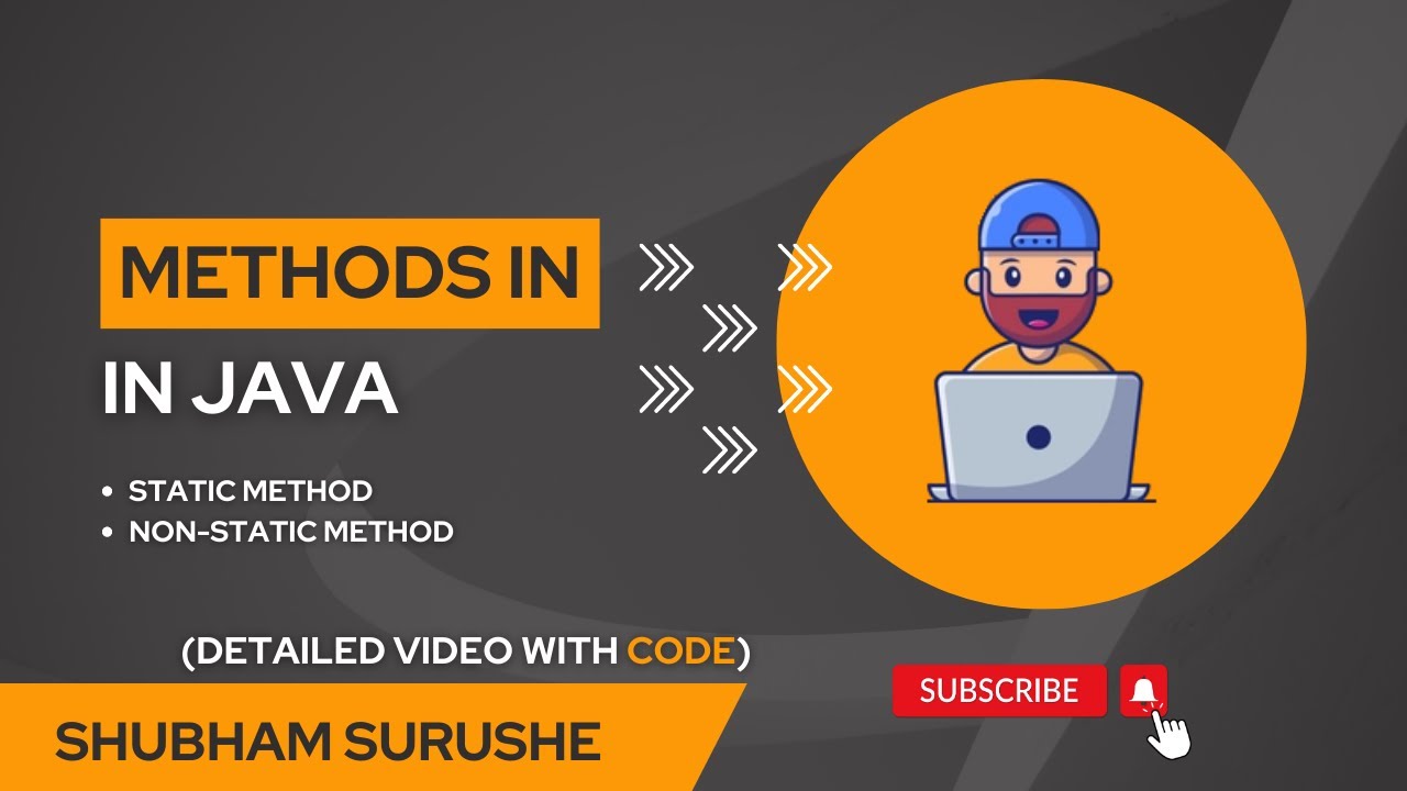 Methods In Java Static And Non Static Method Brogrammers 2023 Youtube 1601