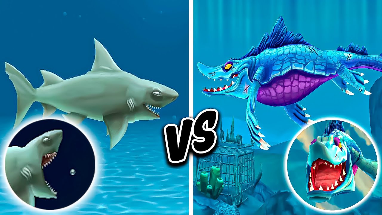 REEF SHARK VS MR SNAPPY SHARK | Hungry Shark Evolution VS Hungry Shark ...