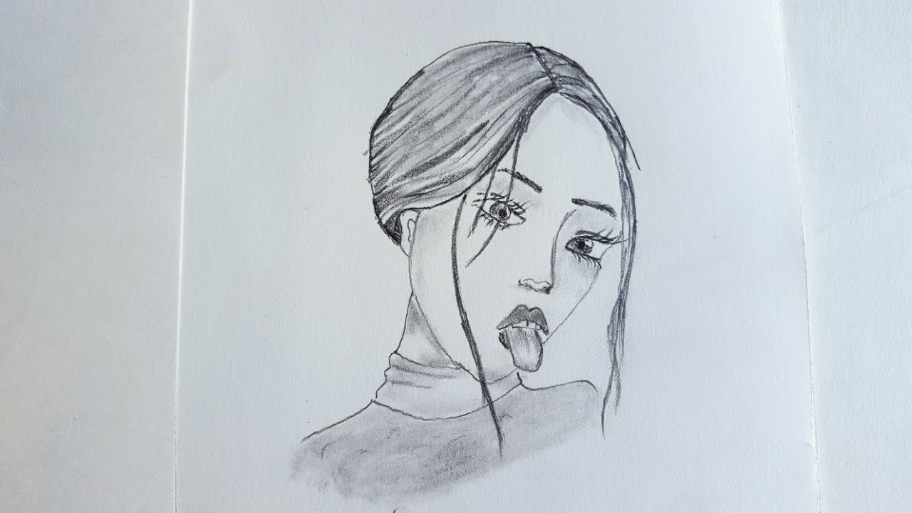 how to draw rude girl🧕 | #art #drawing #satisfying - YouTube