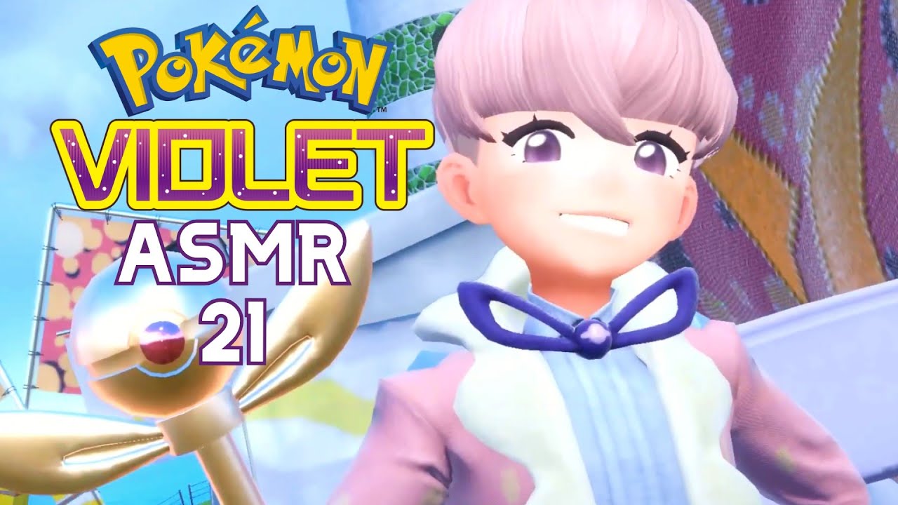 ☁️~Pokemon Violet ASMR │Fifth Star Badge: Fairy Badge~☁️ - YouTube