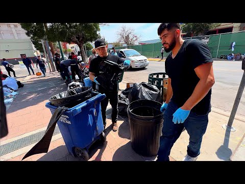 @City of El Paso Texas : CITY WORKERS REMOVE TRASH ACCUMULATED FROM ...