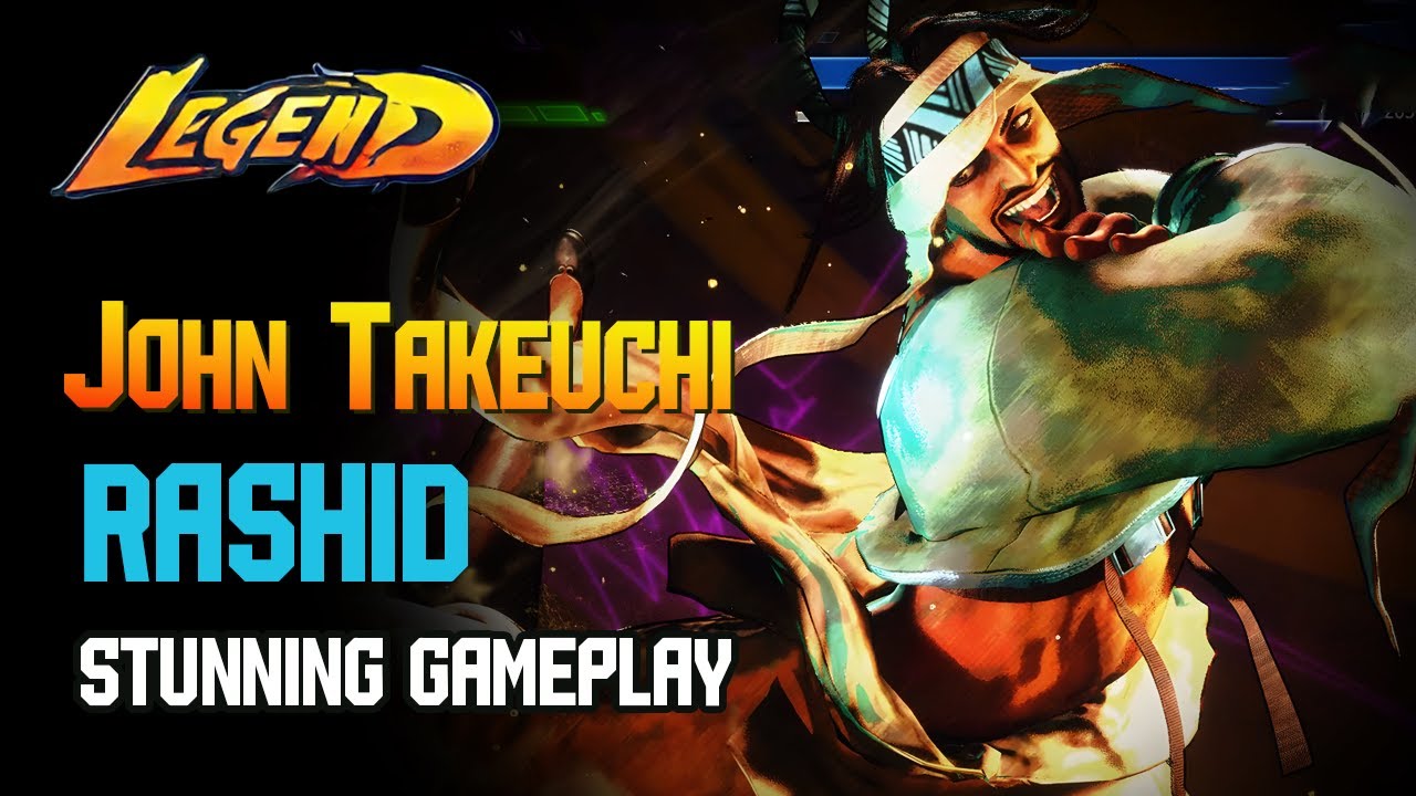 Street Fighter 6 🔥 John Take Uchi (RASHID) Most Stunning Gameplay 🔥 SF6 ...