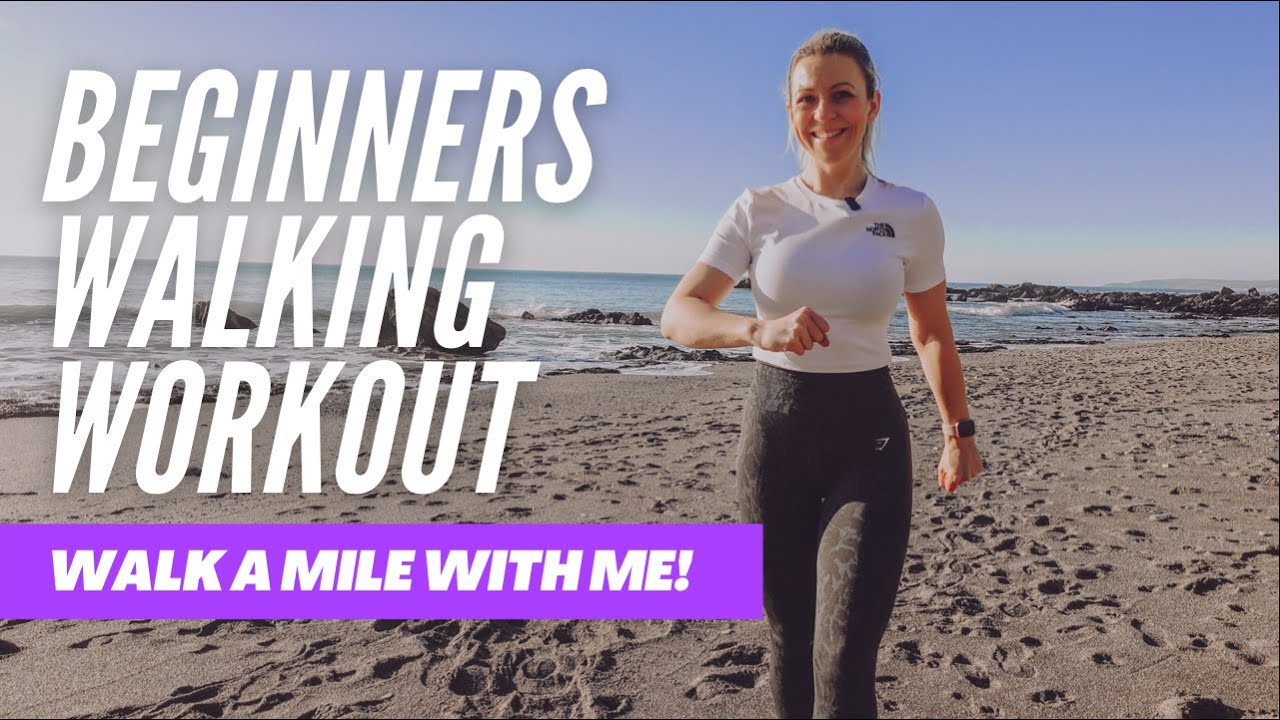 Walking Workout for Beginners- Walk a Mile With Me- Low Impact - YouTube