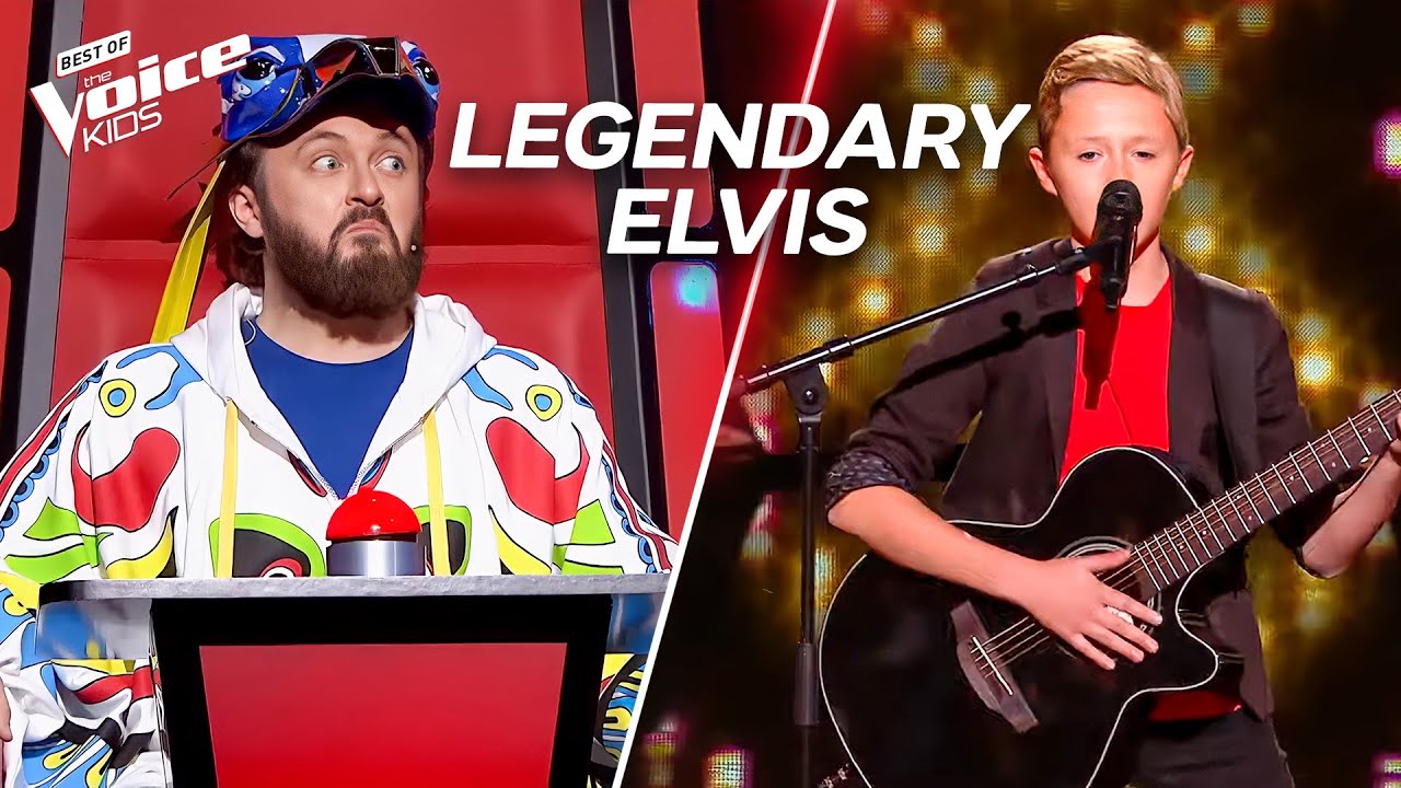 Coaches STUNNED By Those Little Elvis | Best Of The Voice Kids - YouTube