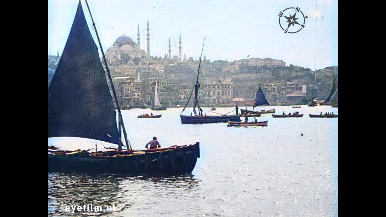 Eski İstanbul (Renklendirildi) - Old İstanbul (Colorized), 1915 - YouTube