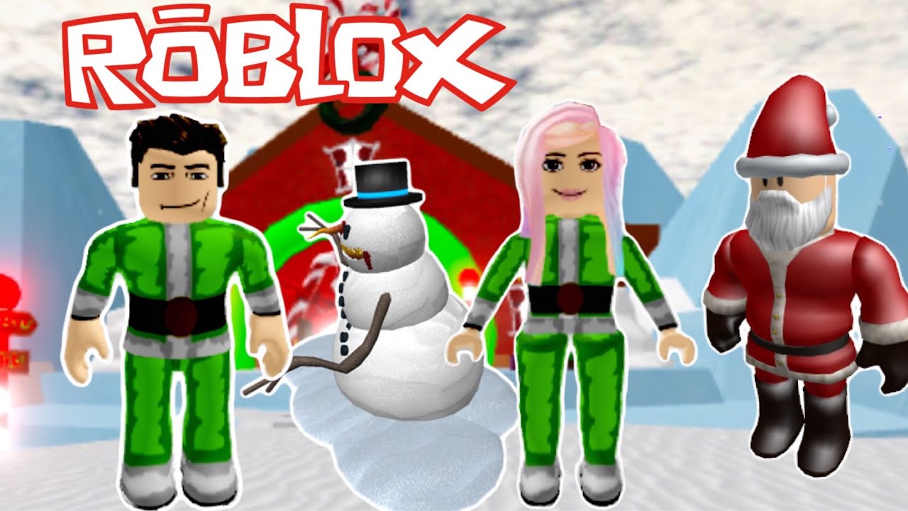 YOU WONT BELIEVE WHERE WE CAME OUT FROM!// Escape Santa's Workshop Obby ...