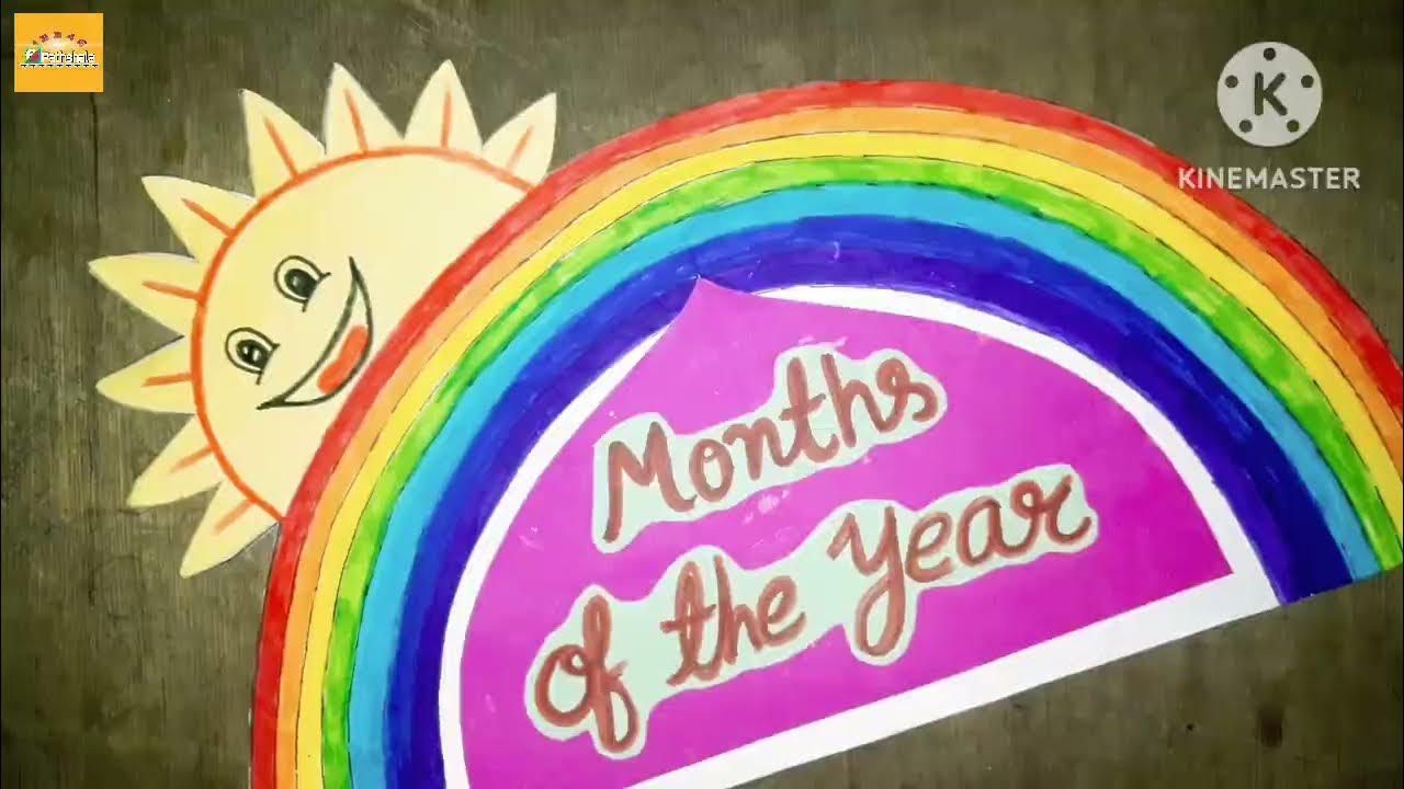 Months of the year / wall hanging ideas / classroom decoration ideas # ...