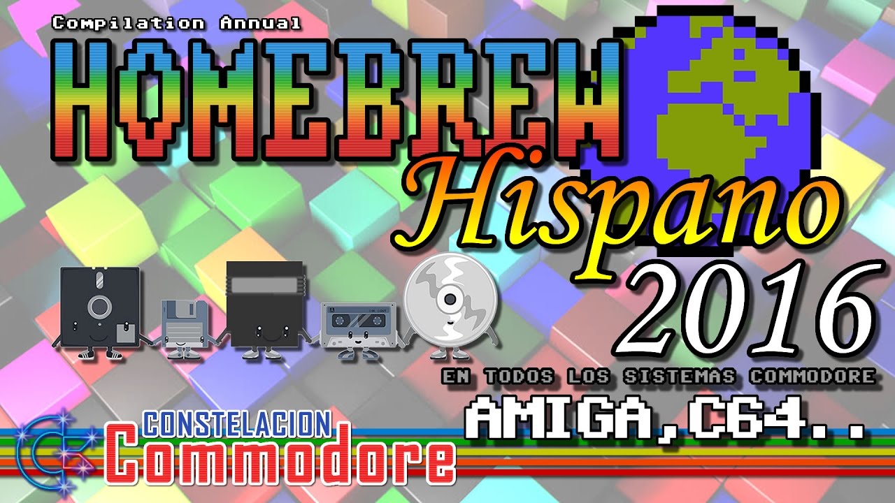 Homebrew Hispano Año 2016 (Amiga, C64 ..) | Homebrew World #0001 - YouTube