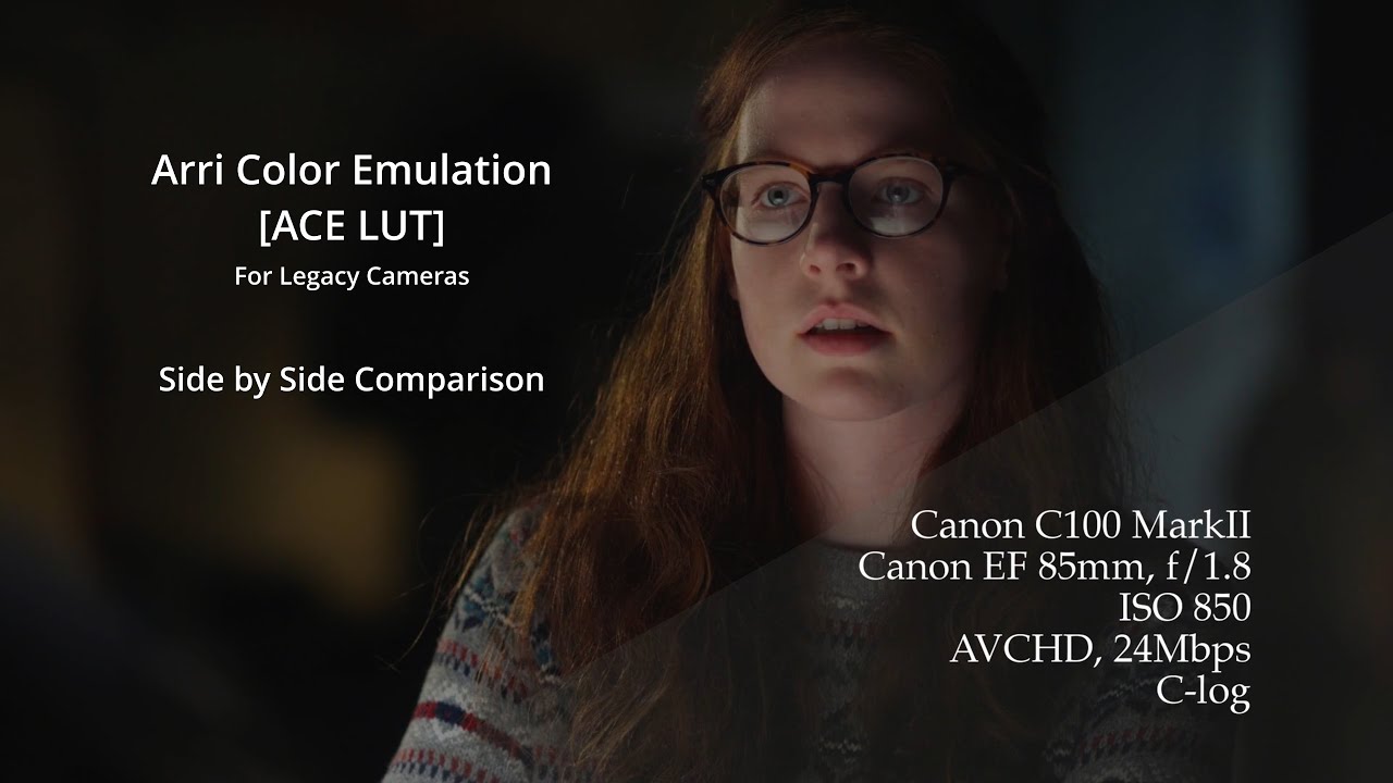 Arri Color Emulation LUT for Canon C100 C-Log (4K) - YouTube
