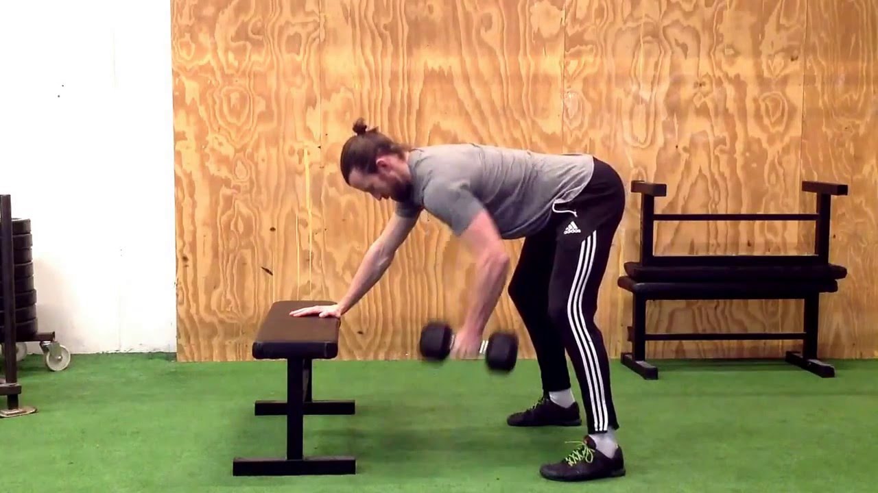 One Arm DB Rows - YouTube