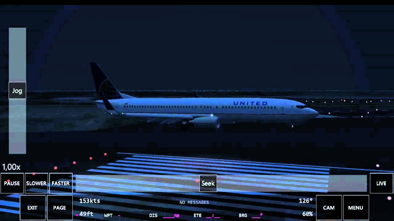 Infinite flight UNITED BOEING 737-900 landing - YouTube