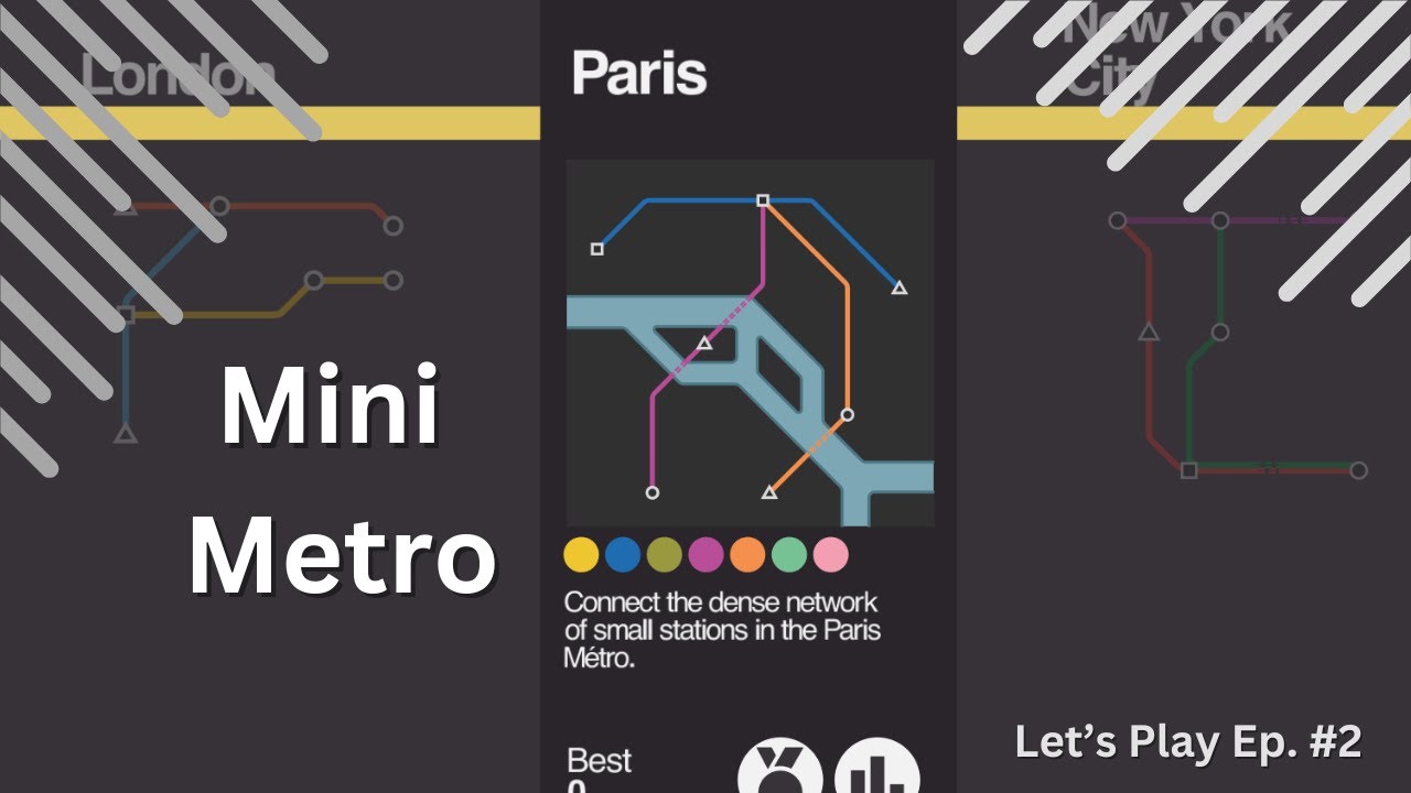 Mini Metro Let's Play Ep. #2 - YouTube