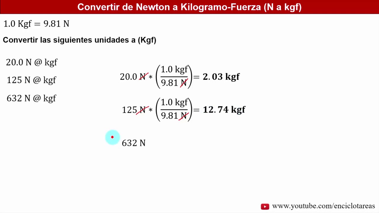 Conversi n De Unidades Fuerza Newton A Kilogramo Fuerza YouTube conversi-n-de-unidades-fuerza-newton-a-kilogramo-fuerza-youtube