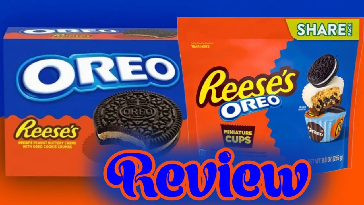 Reese’s Oreo Cookies + Oreo Reese’s Cups Review - YouTube