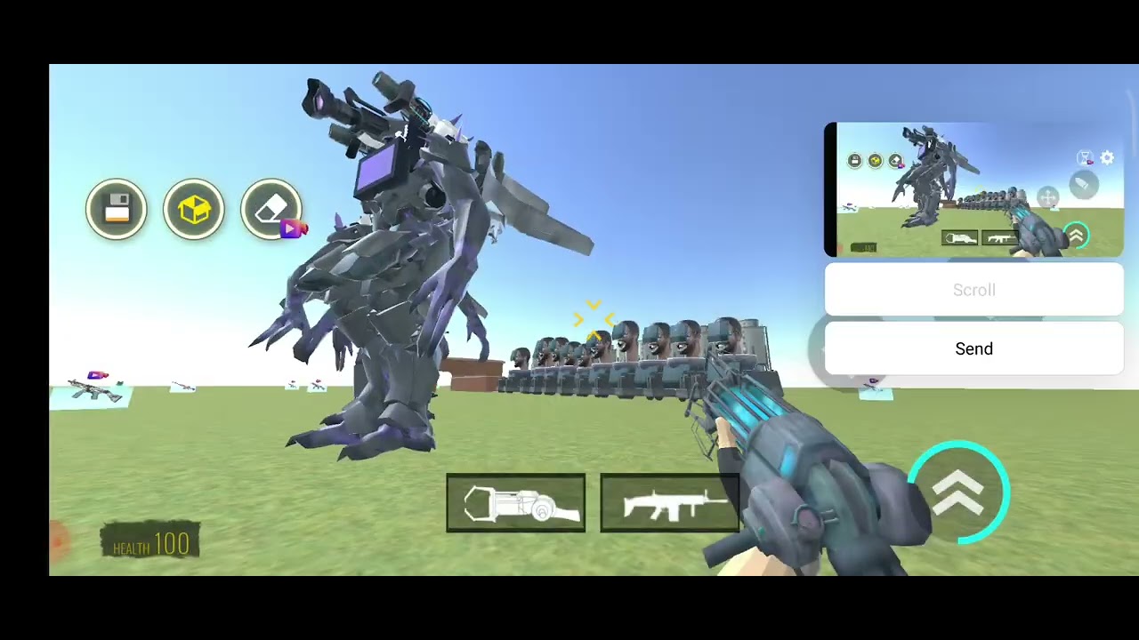 skibidi toilet nextbot femily in gmod nextbot in backroom sandbox tri ...