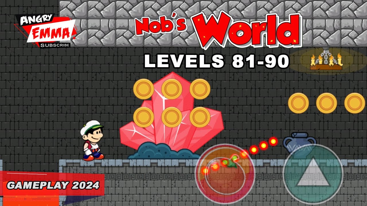 Nob's World - Levels 81-90 - YouTube