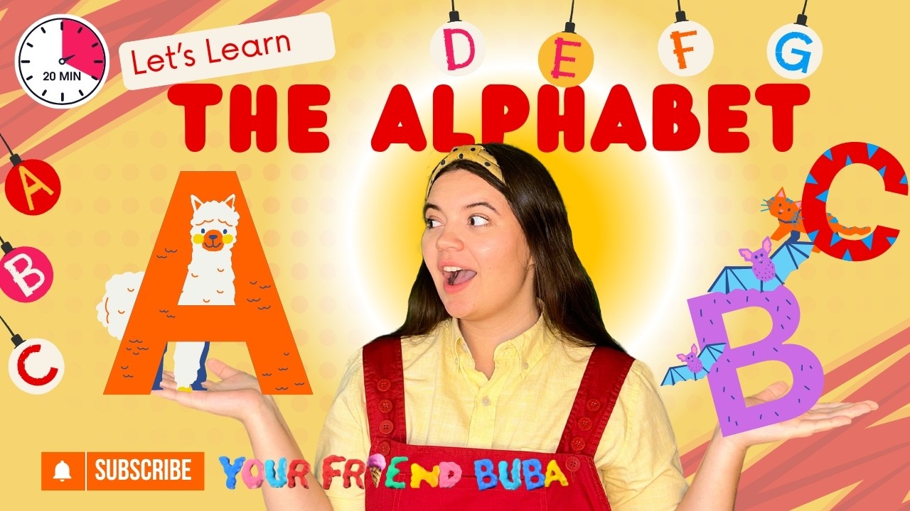 Ms BUBA - ABC Song For Kids - Learning Alphabet for Toddlers - Kids ...